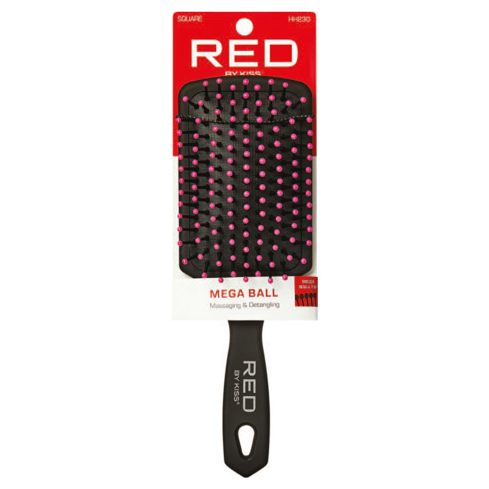 Red by Kiss Jumbo Ball Tip Brush | Gentle Detangling & Scalp Massage ...