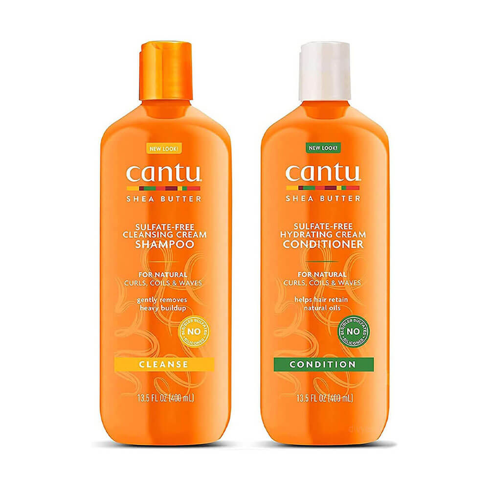 Cantu Shea Butter Sulfate-Free Shampoo and Conditioner Duo – Mane Naturals