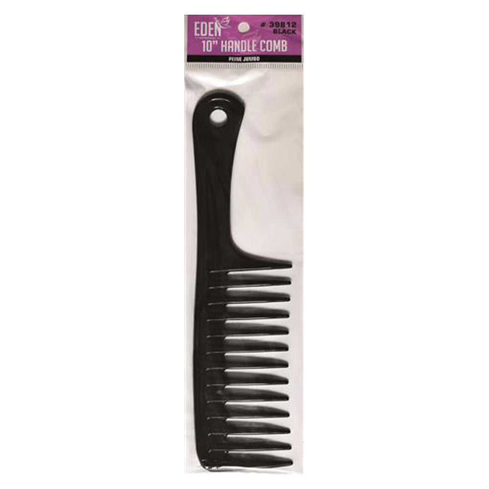 Eden Jumbo Handle Comb - Black | Jumbo Hair Comb | Mane Naturals